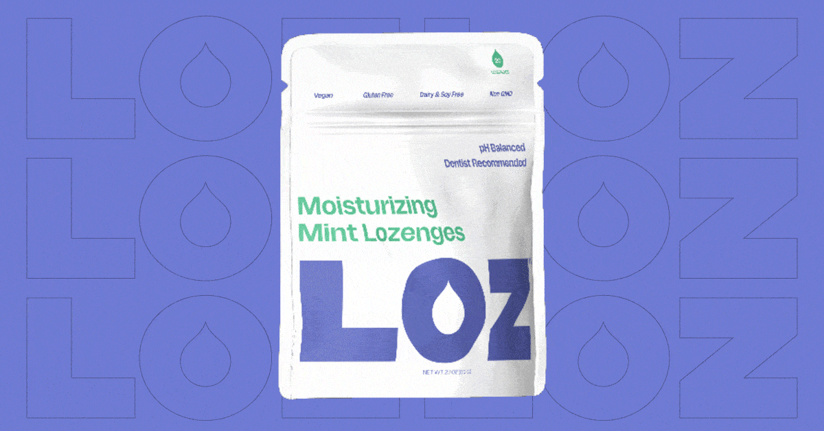 Work better with Loz - Moisturizing Mint Lozenges